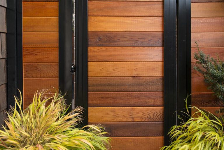 metal gate with wood slats | Birmingham